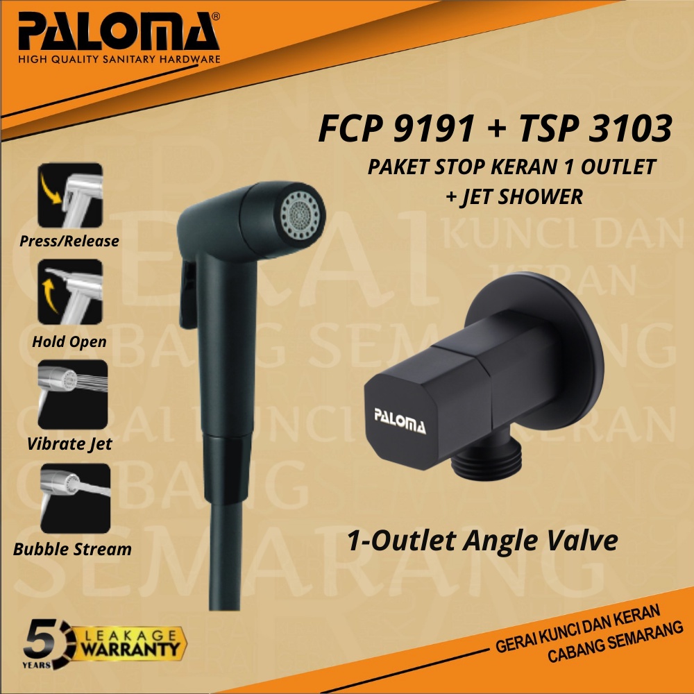 Jual PAKET FCP 9191 + TSP 3103 STOP KERAN JET SHOWER TOILET CEBOK SET ...