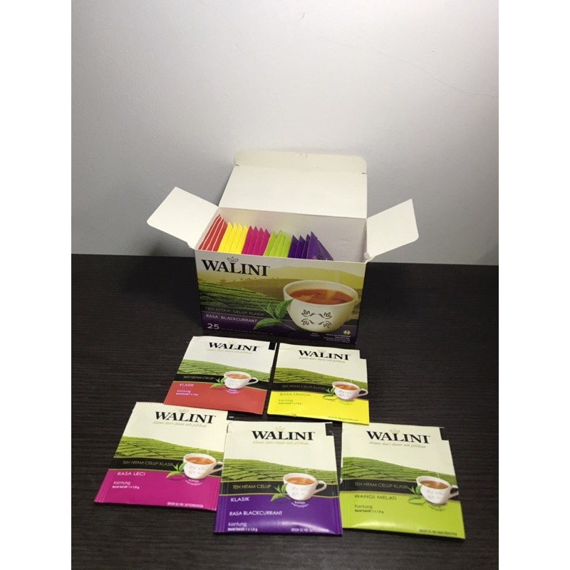 Jual Teh Walini Aneka Rasa 1 pak isi 25 celup | Shopee Indonesia