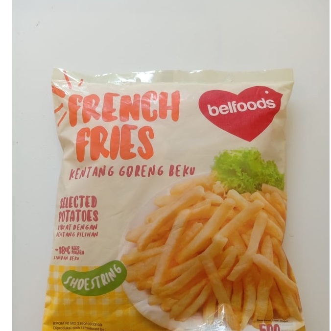 Jual Belfoods french fries 200 gr/Frozen food kentang goreng | Shopee ...