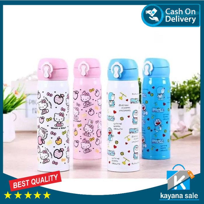 Jual KS BOTOL MINUM TERMOS AIR PANAS TUMBLER KARAKTER KARTUN CARTOON ...