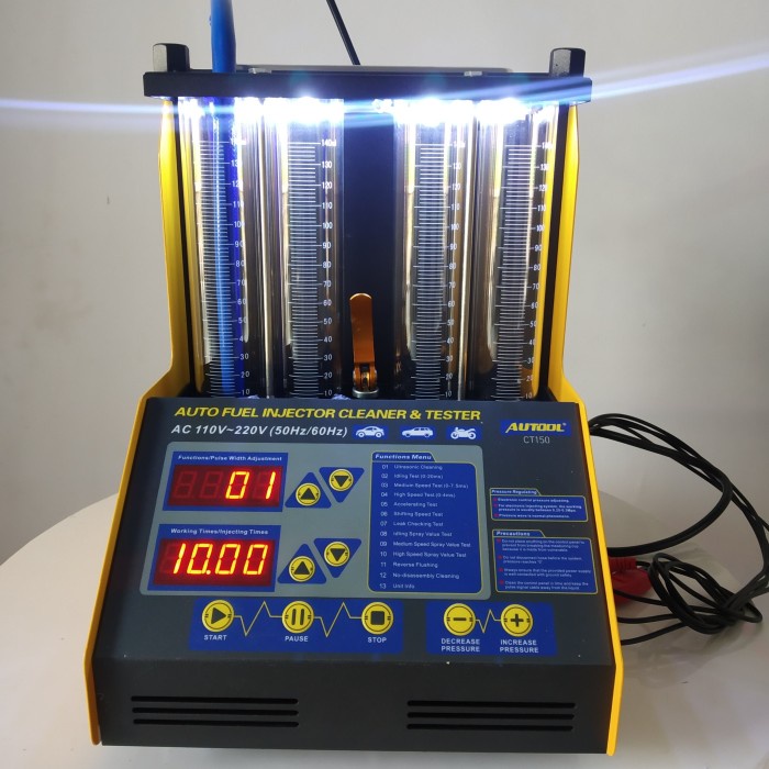 Jual Autool CT150 Mobil Injector Tester Fuel Injector Nozzle Cleaner ...
