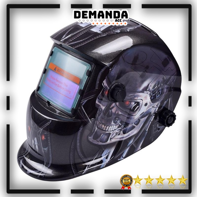 Jual Helm Las Otomatis Auto Darkening Welding Helmet / Topeng Las / Hem ...