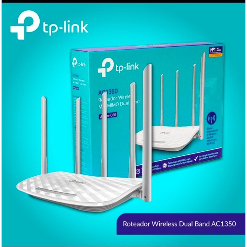 Jual AC1350 WIRELESS ROUTER TPLINK MU-MIMO 5 ANTENA ( ARCHER C60 ...