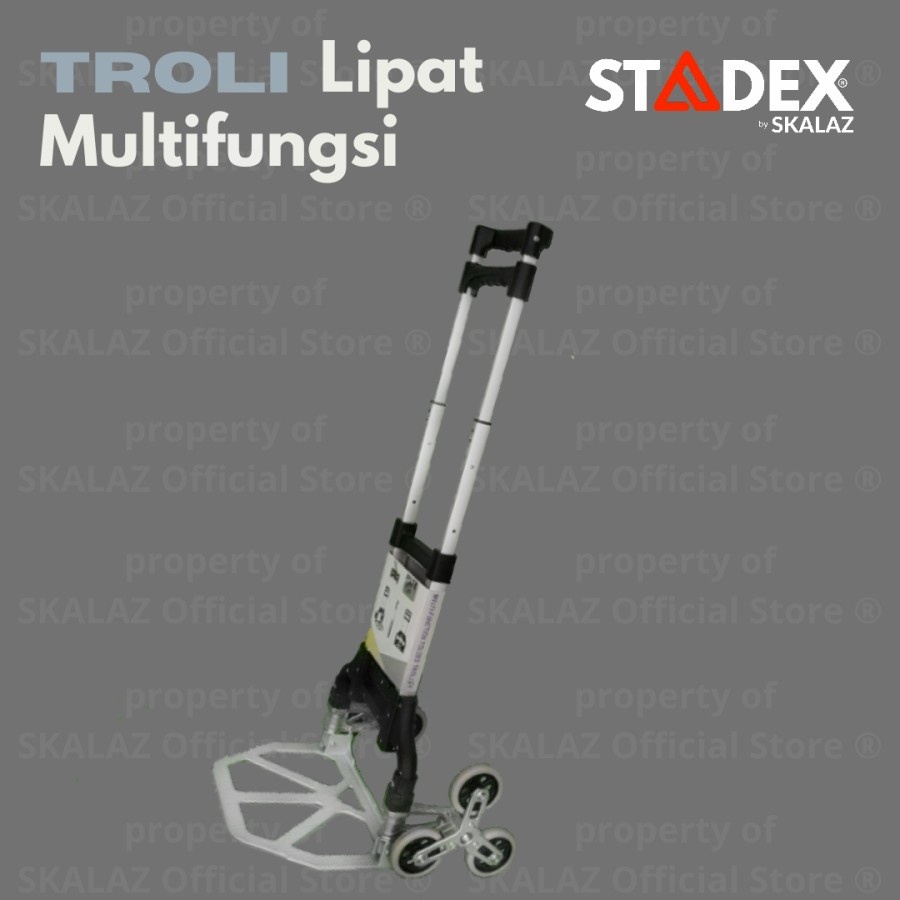 Jual Troli Barang Lipat Aluminium 6 Roda Merk Stadex by Skalaz - Troli ...
