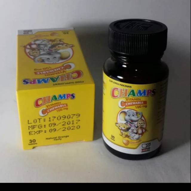 Jual Champs vitamin c isi 30 tablet | Shopee Indonesia