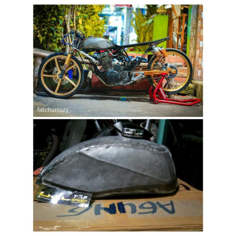 Jual tangki herex 500m model win mini tangki drag cb gl mp tiger ...