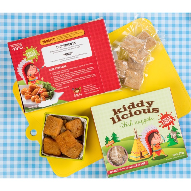 Jual KIDDYLICIOUS FISH NUGGET -- NUGET SALMON - NUGET IKAN - NUGET ...
