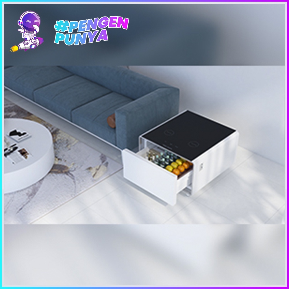 Jual Meja Tamu Dengan Kulkas Mini + Charging Port Uk. 65 / SmartTable ...