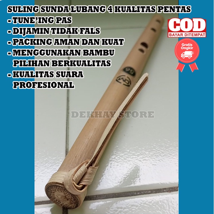 Jual (SULING KUALITAS PENTAS) SULING SERULING SUNDA LUBANG 4 KUALITAS ...