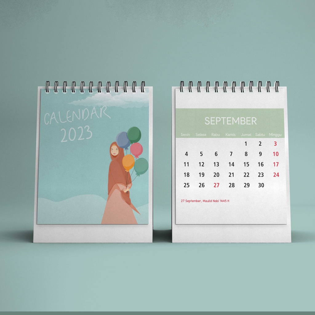 Jual MINI TABEL CALENDAR 2023/MINI CALENDAR 2023/KALENDER MINI 2023 ...