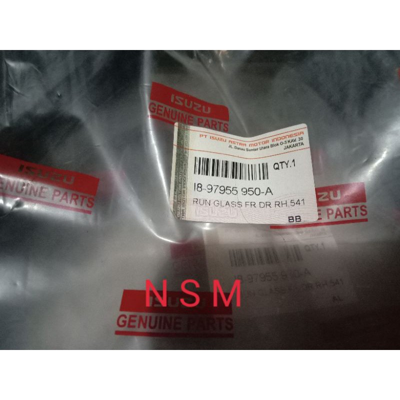 Jual RUN GLASS - KARET REL KACA PANTHER 25 KAPSUL / TOURING (ORI ISUZU ...