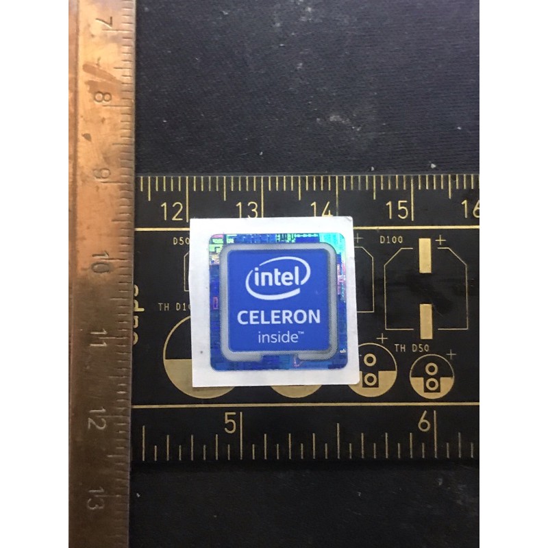 Jual Sticker stiker logo intel Celeron skylake ori | Shopee Indonesia