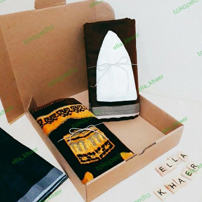 Jual kado sunatan hampers hadiah khitanan sarung anak sajadah mini peci ...