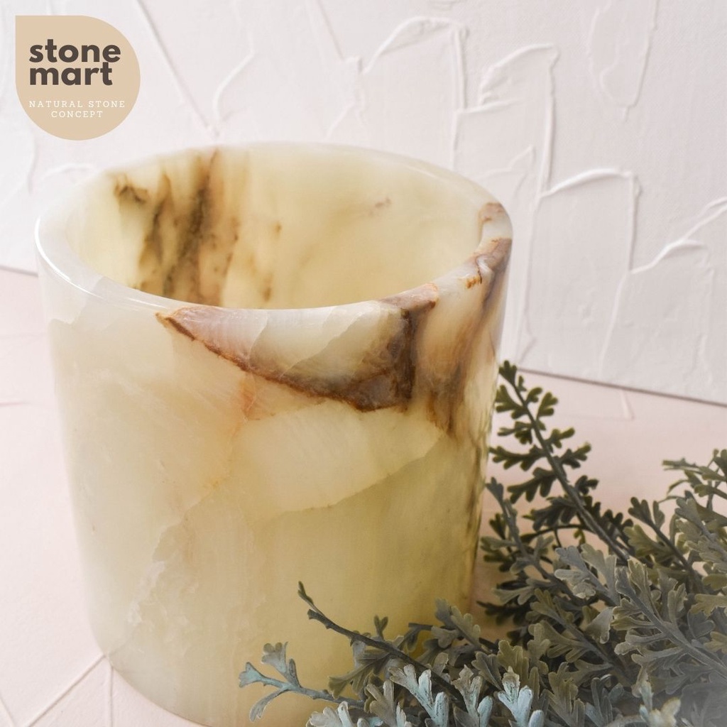 Jual VAS MARMER ONIX BESAR / BATU ALAM | Shopee Indonesia
