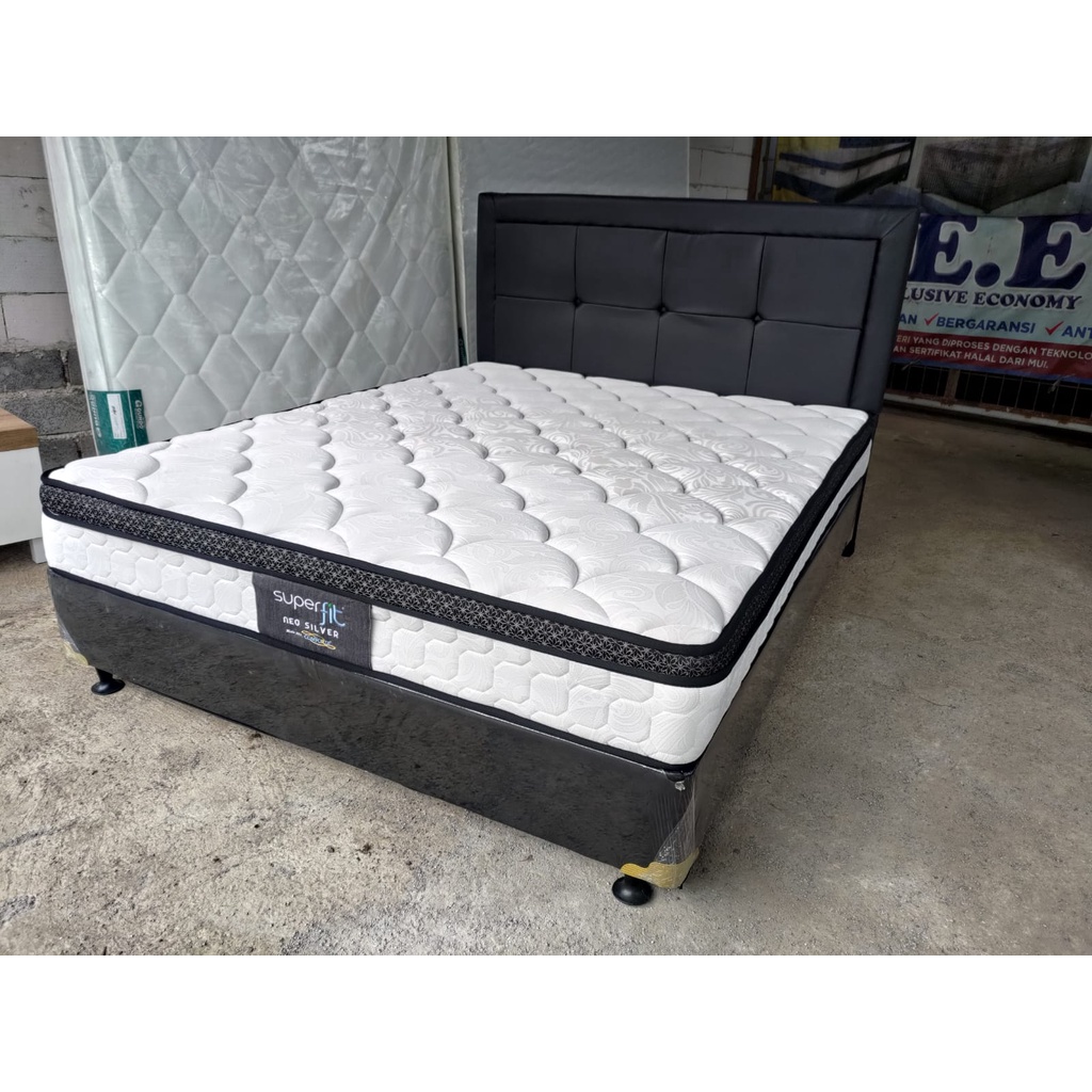 Jual Paket Hemat Springbed Fullset Comforta Superfit Neo Silver (Free ...