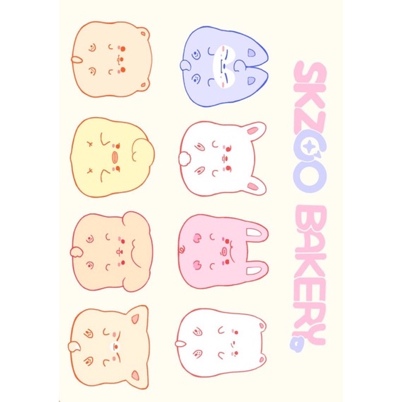Jual Sticker SKZOO Bakery / Stray Kids | Shopee Indonesia