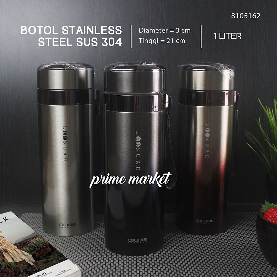 Jual Termos Air Panas 1 Liter Stainless Thermos Air Panas Tremos Air ...