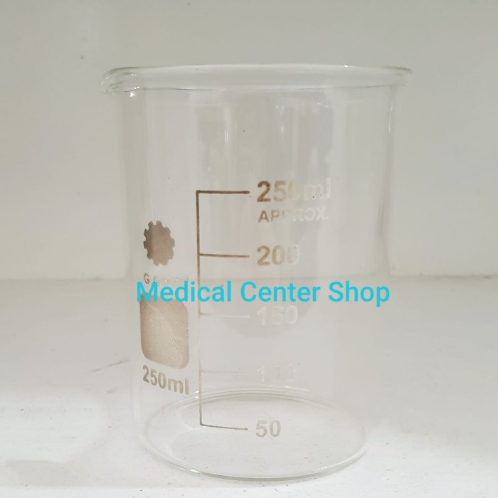 Jual RODA Beaker Glass 250ml - Kaca APPROX | Shopee Indonesia