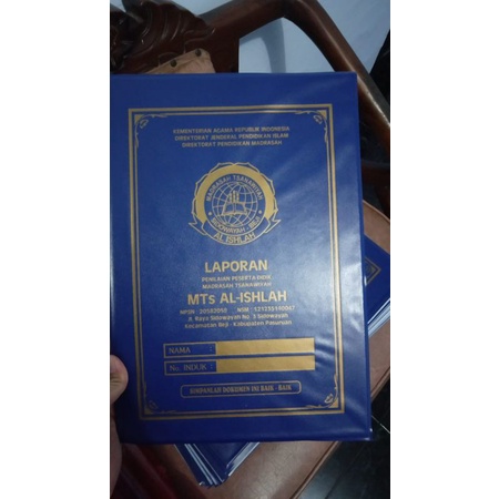 Jual map raport cetak sablon | Shopee Indonesia