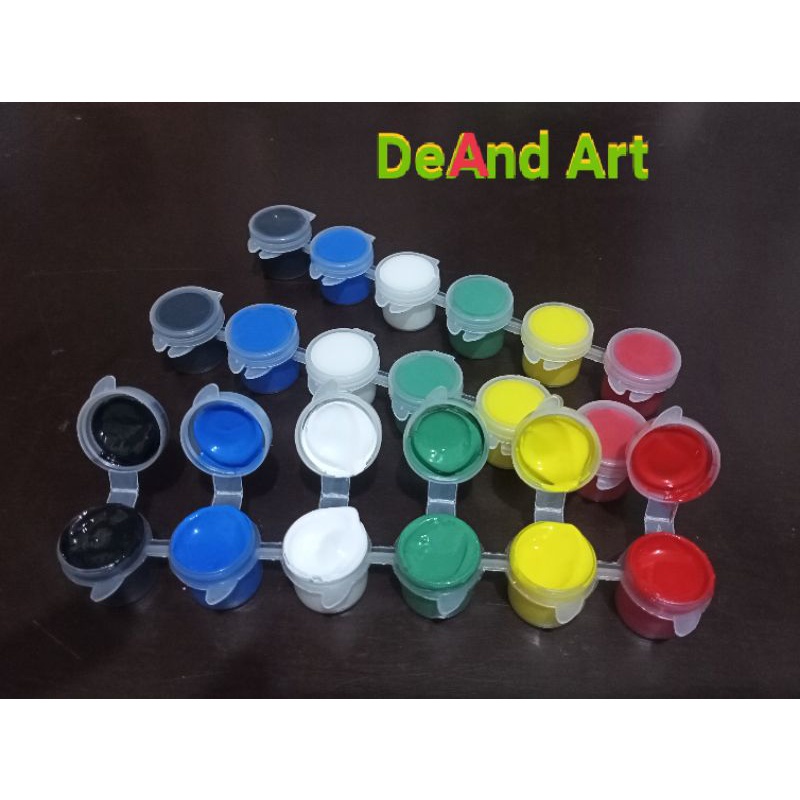 Jual Cat Acrylic 6 x 5ml ( warna primer) | Shopee Indonesia