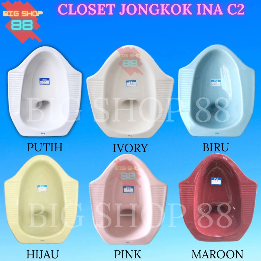 Jual CLOSET KLOSET JONGKOK TOILET WC INA C2 | Shopee Indonesia