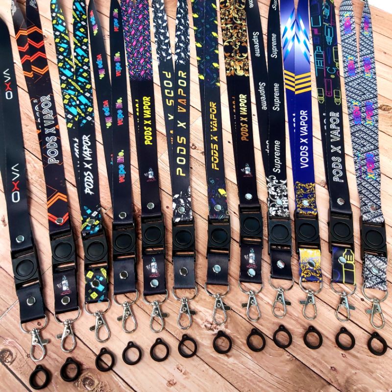 Jual TALI LANYARD GANTUNGAN VAPE BONUS ORING UKURAN 15 MM | Shopee ...