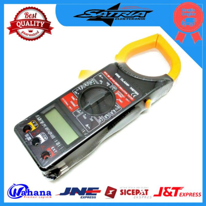 Jual Tang Amper Digital Multimeter / Alat Ukur Listrik / Clamp Multimeter - Black | Shopee Indonesia