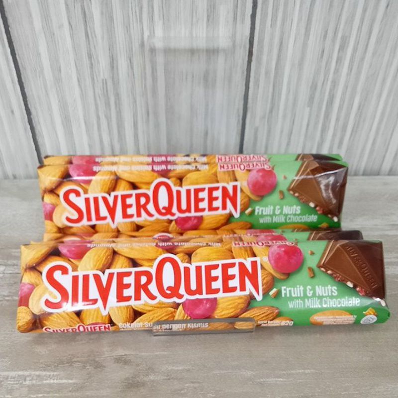 Jual Silver Queen Coklat fruit and nut 65 gr | Shopee Indonesia