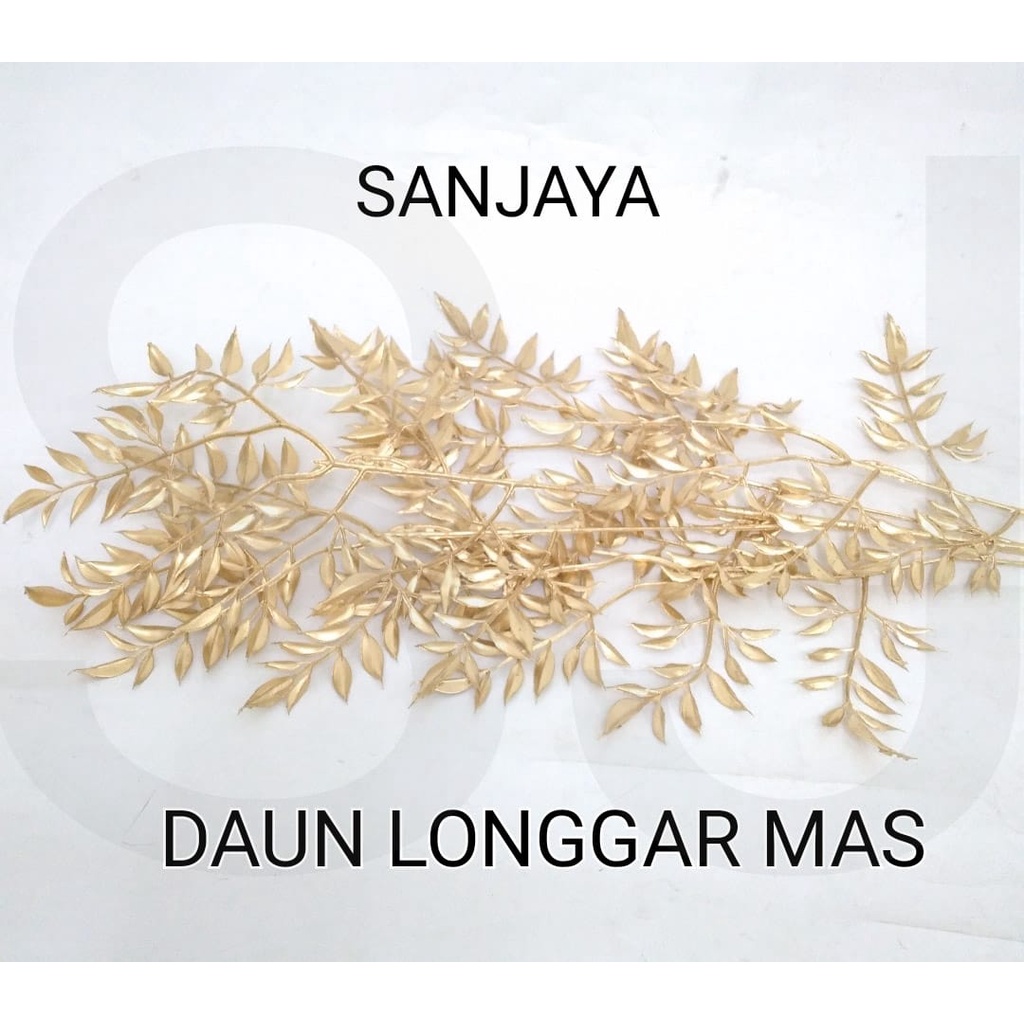 Jual HIASAN DAUN GOLD / DAUN PALSU EMAS / DAUN HIAS PLASTIK MAS / DAUN ...