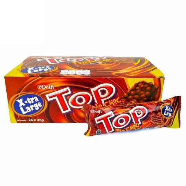 Jual DELFI TOP WAFER TRIPLE CHOC X-TRA LARGE BOX- 24 pcs | Shopee Indonesia