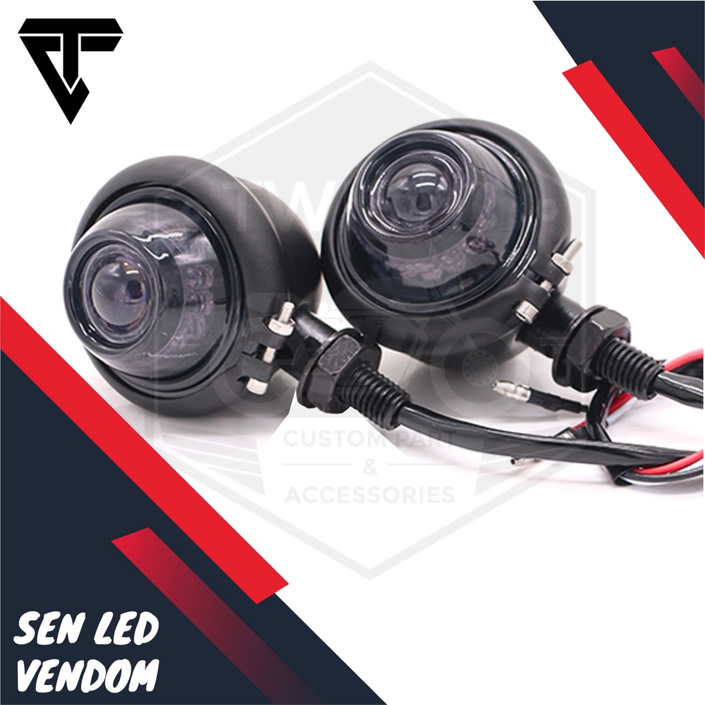 Jual Lampu Sen Sein LED Vendom Motor Custom W175 XSR 155 Benelli ...