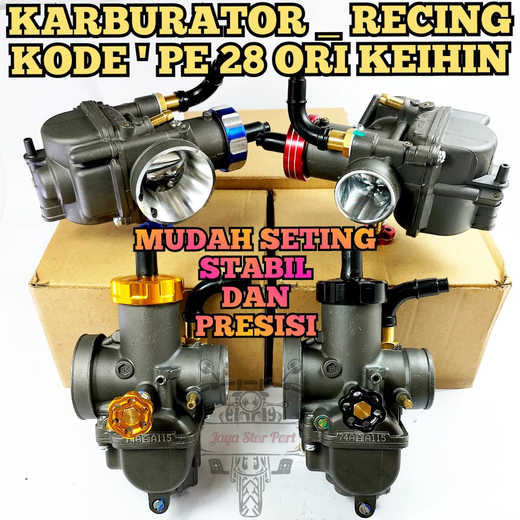 Jual Karburator | Karbu PE 28 ORIGINAL | PE28 KEIHIN IT / HITAM JERNIH ...