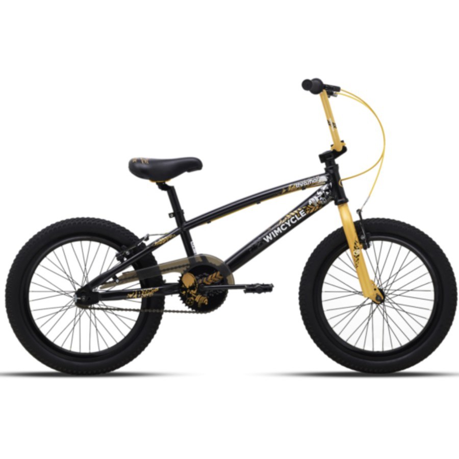 Jual SEPEDA BMX WIMCYCLE THRASHER 20 INCH BLACK | Shopee Indonesia