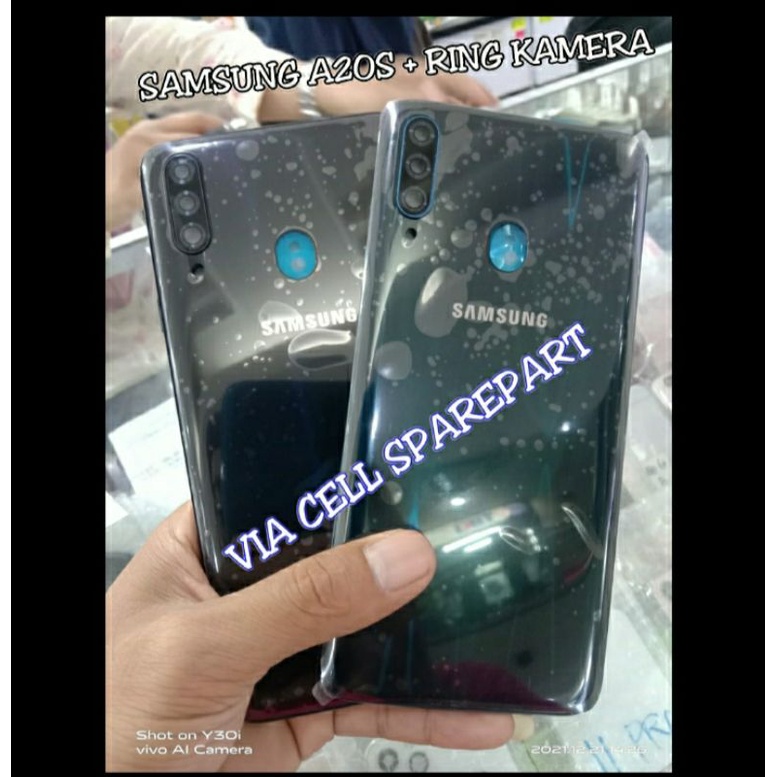 Jual Casing Kesing Housing Fullset Samsung A20S A207 A207F Original Backdoor + Frame Bazel ...
