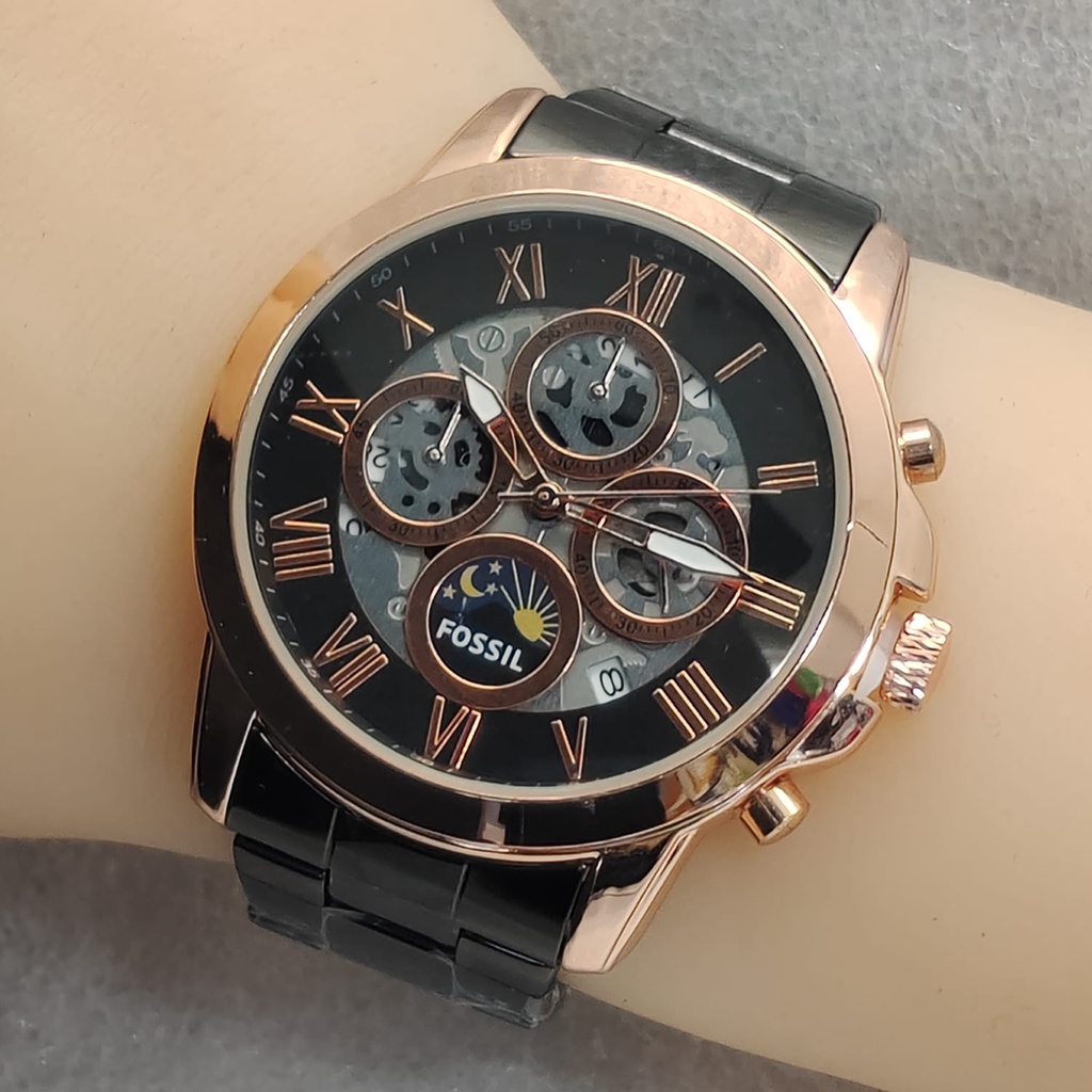Jual Jam Tangan Pria Rantai 6 Varian Terbaru Chrono aktif Free Box ...