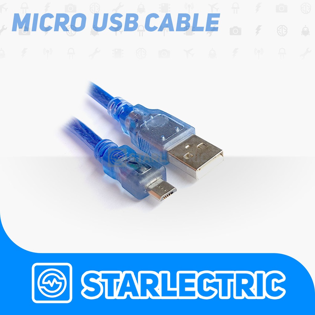 Jual Micro USB Kabel Arduino Leonardo Wemos mini NodeMCU | Shopee Indonesia