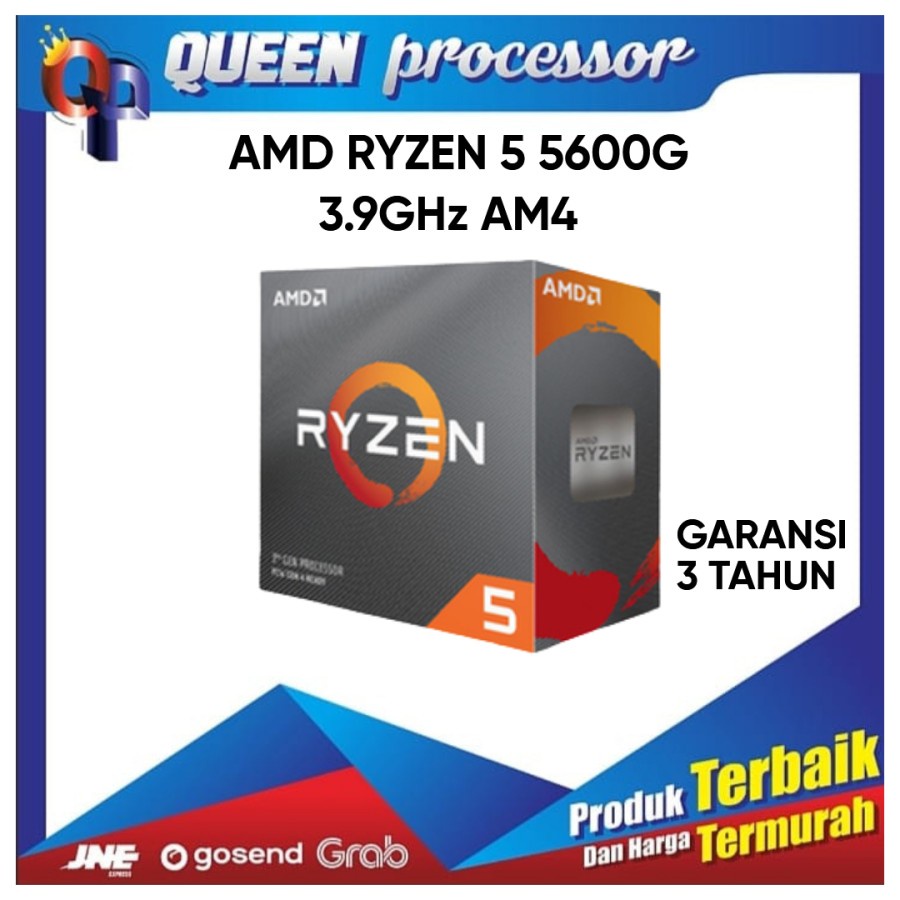 Jual AMD Ryzen 5 5600G 3.9GHz 6 CPU cores 12 threads 7 GPU cores BOX ...