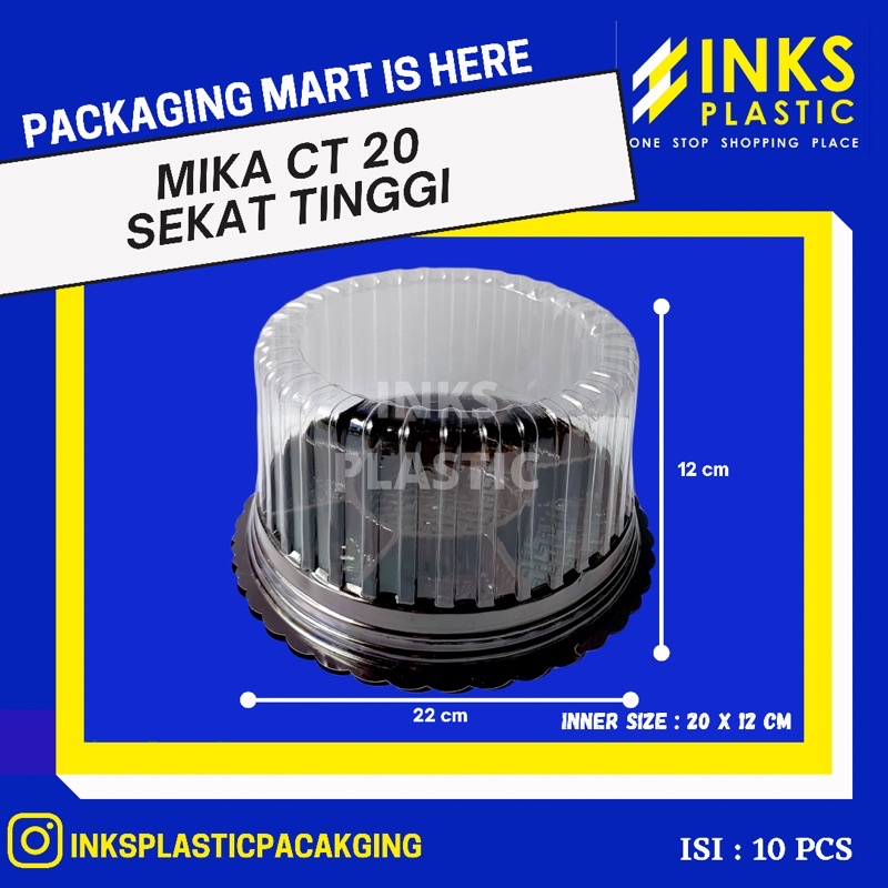 Jual MIKA CT 20 SEKAT TINGGI COKLAT/MIKA TUMPENG SEKAT TINGGI (10 PCS ...