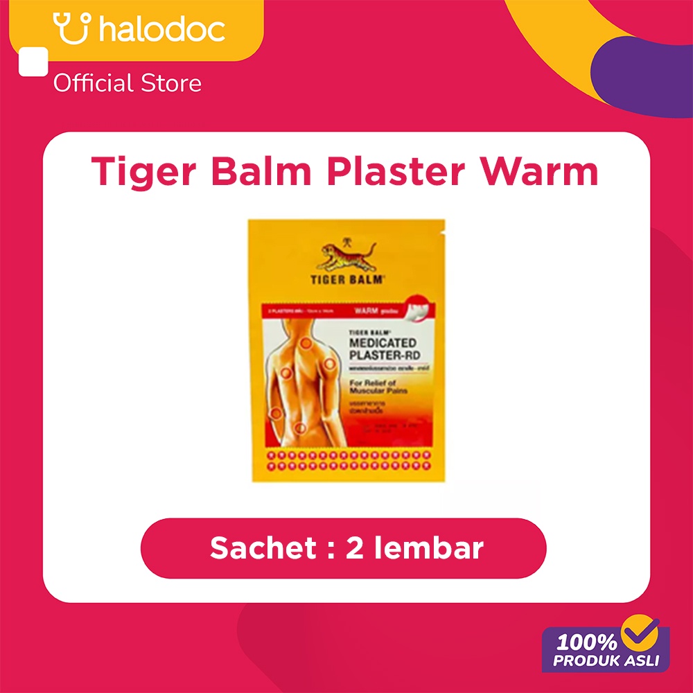 Jual Tiger Balm Plaster Warm 2 Lembar | Shopee Indonesia