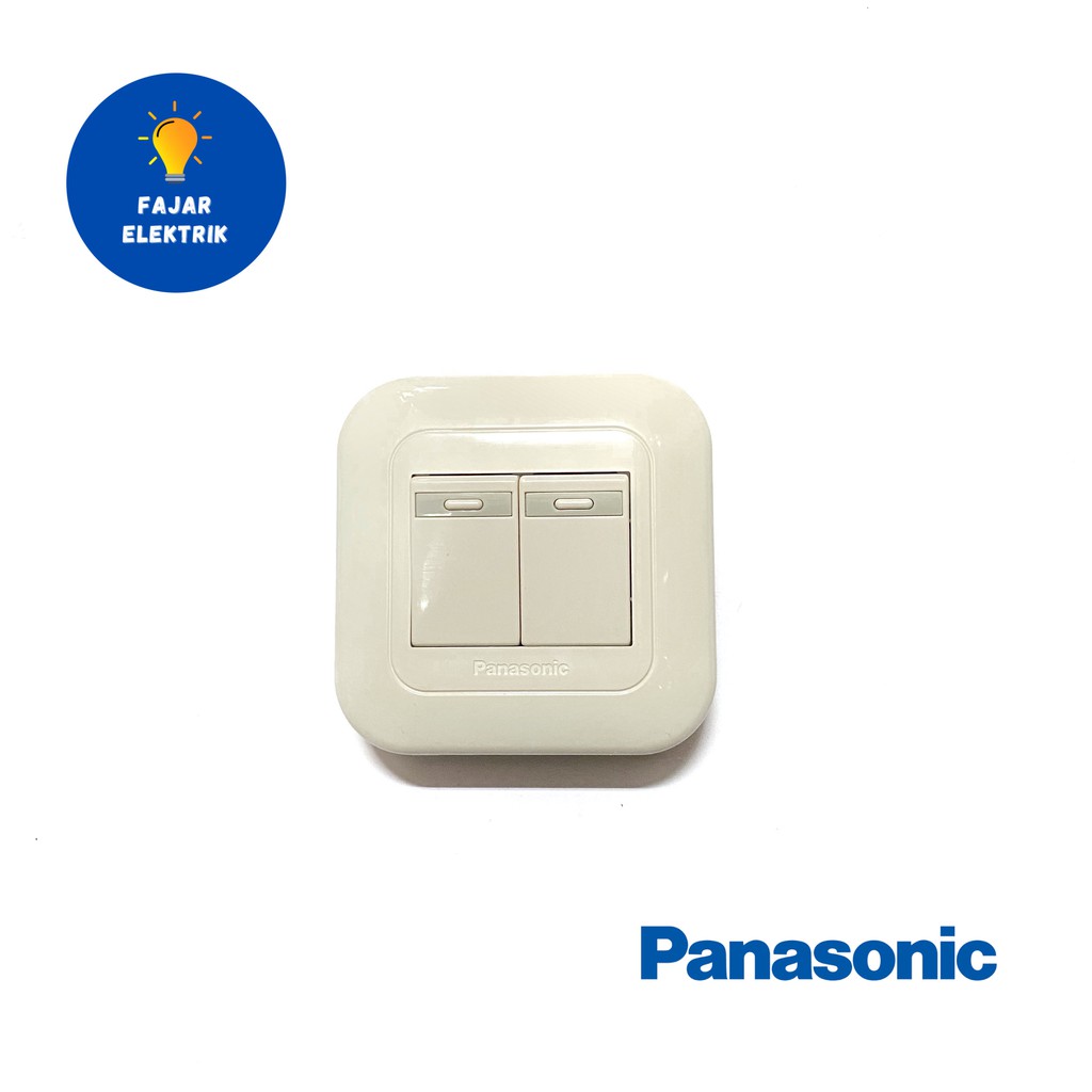 Jual SAKLAR SERI PANASONIC WARNA PUTIH / FRAME PANASONIC WEJ78029 ...