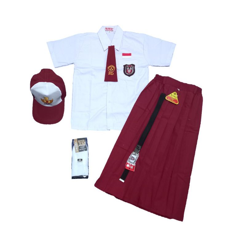 Jual PAKET SETELAN LENGKAP BAJU SERAGAM SD MERAH PUTIH PEREMPUAN LENGAN ... Jual PAKET SETELAN LENGKAP BAJU SERAGAM SD MERAH PUTIH PEREMPUAN LENGAN ...