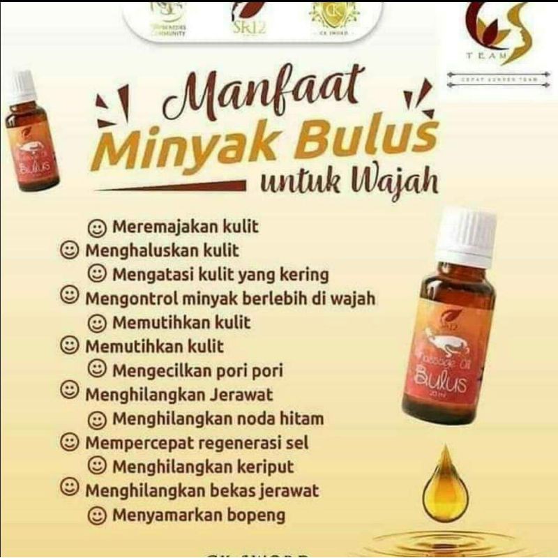 Jual MINYAK SEJUTA MANFAAT - MINYAK BULUS SR12 | Shopee Indonesia