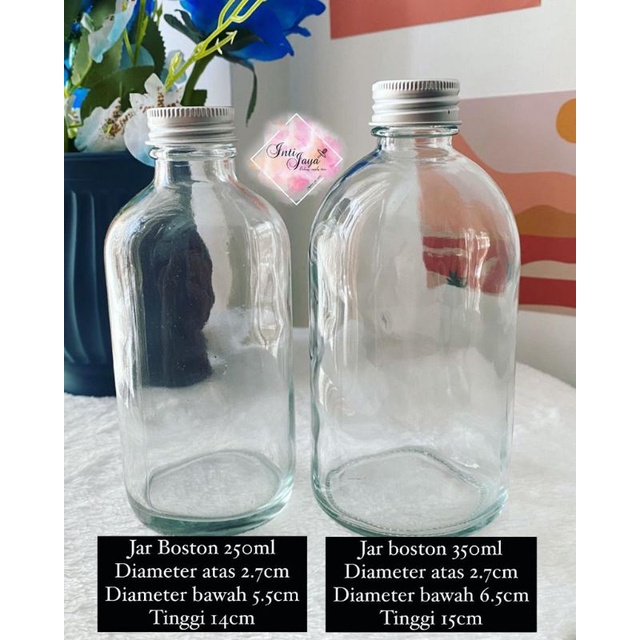 Jual JAR KACA/BOTOL KACA BOSTON ALL VARIAN PER PCS | Shopee Indonesia