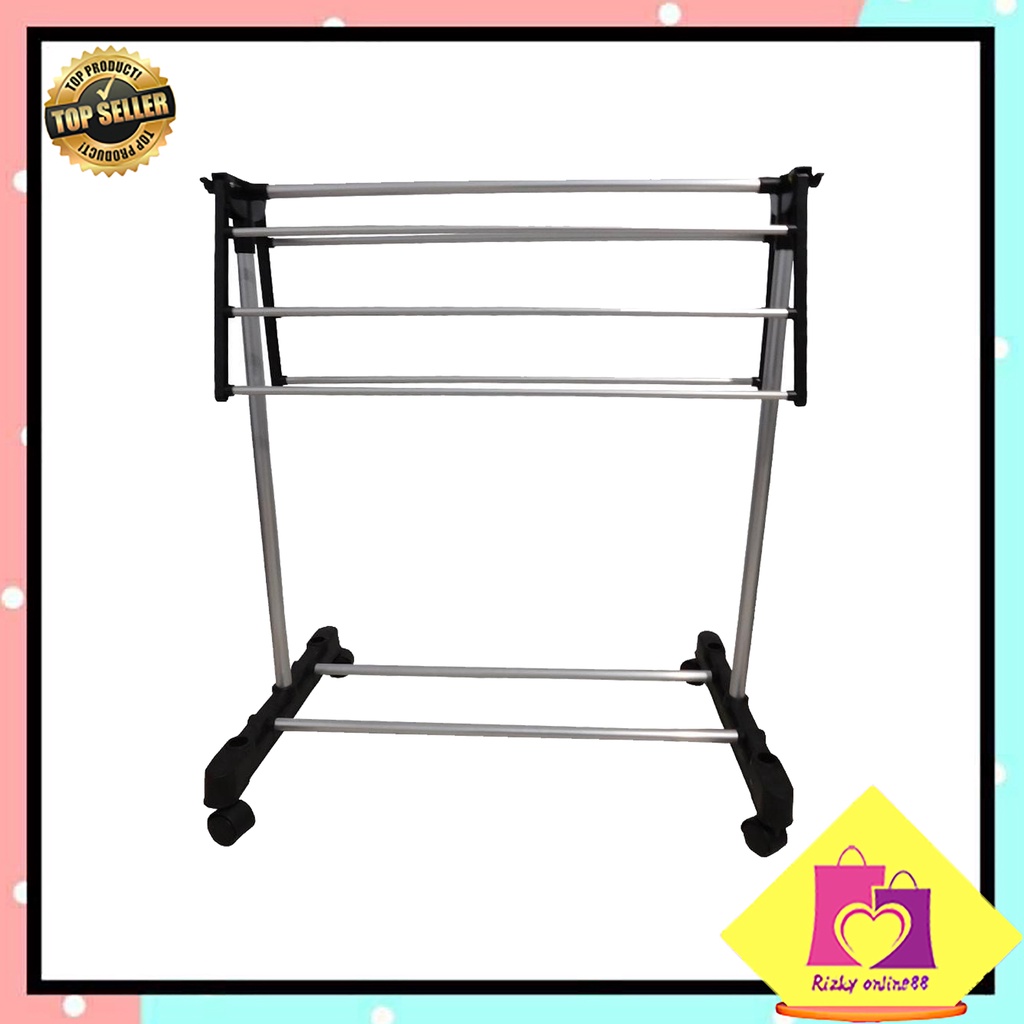 Jual Rizkyonline88 Jemuran handuk portable/jemuran serbaguna elco 722 ...