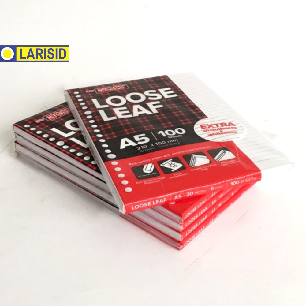 Jual LOOSE LEAF BIG BOSS A5 , 20 HOLES - GARIS ISI 100 LEMBAR ISI BINDER A5 | Shopee Indonesia