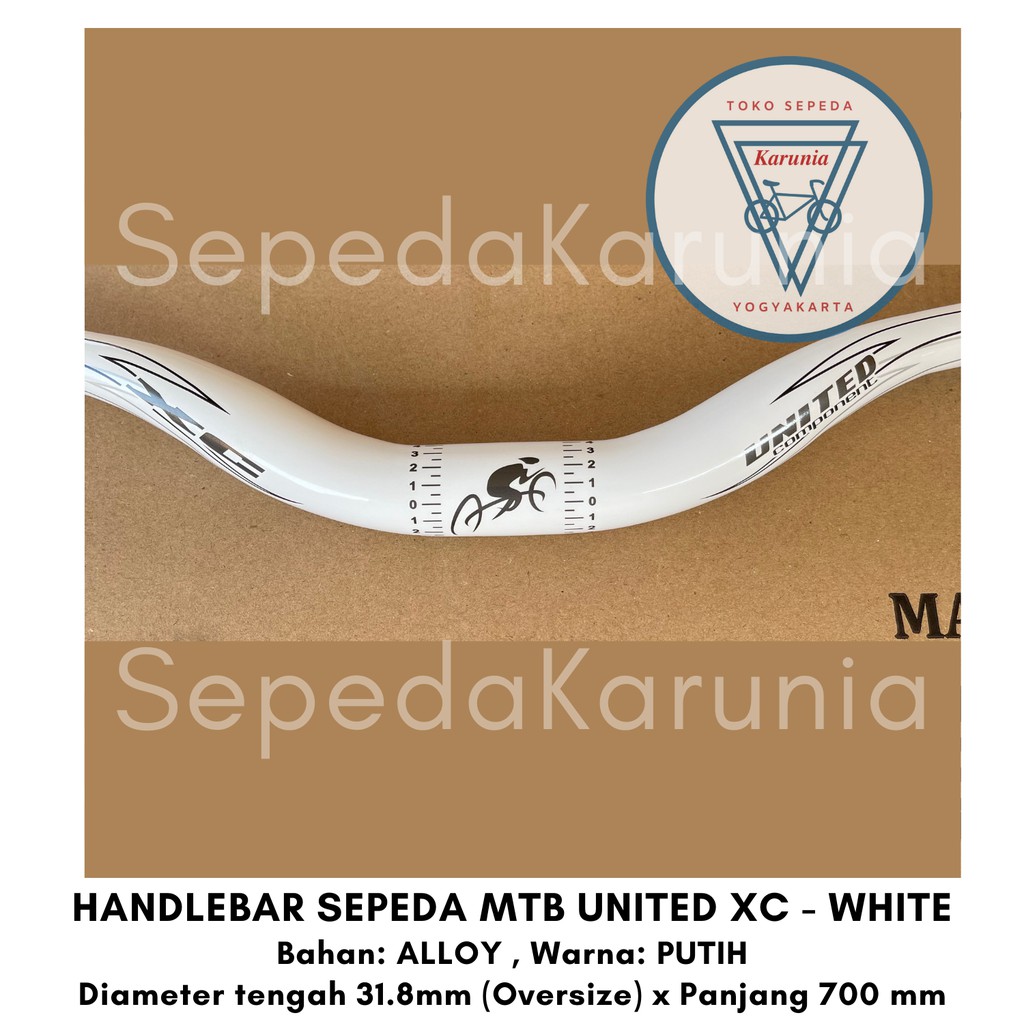 Jual Stang Setang Oversize OVS MTB Original Ori Merk : UNITED XC Alloy ...