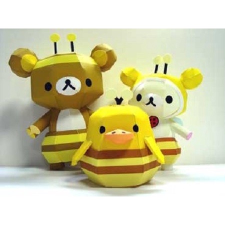 Jual Rilakkuma and Friends in Honey Smile Papercraft | Shopee Indonesia