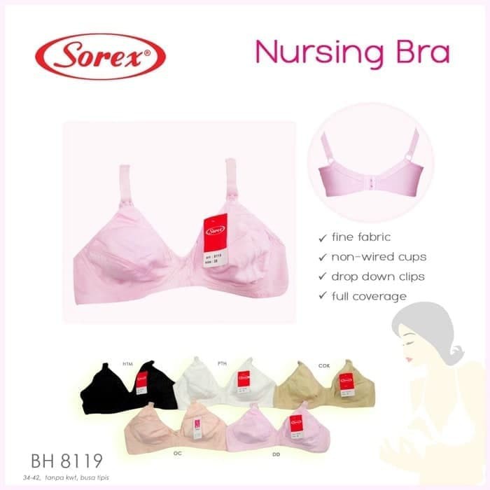 Jual SOREX 8119 Maternity Bra BH Menyusui 100% Asli Original | Shopee ...