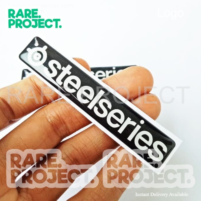 Jual EMBLEM STEEL SERIES STIKER RESIN TIMBUL LENTUR STICKER CASING PC ...