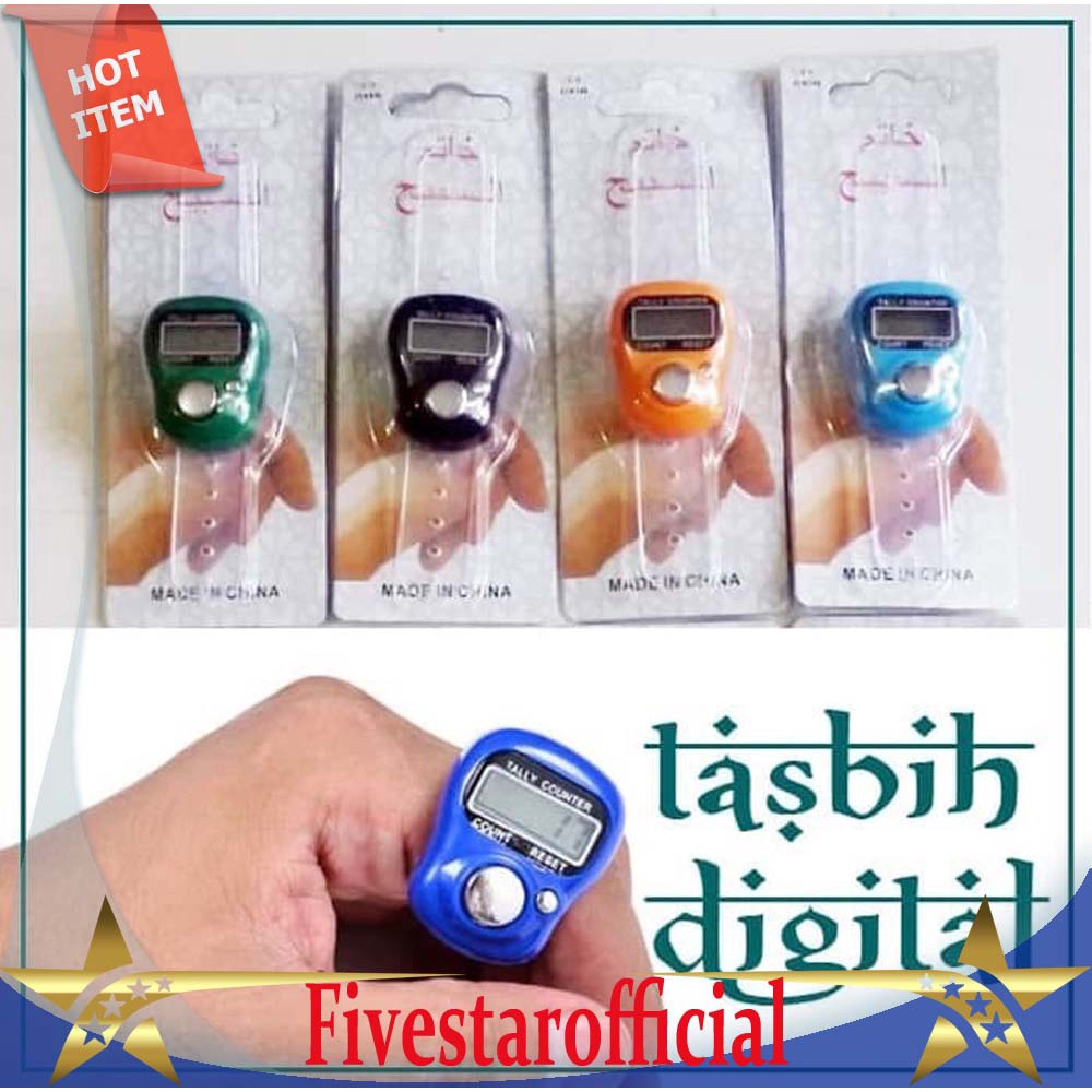 Jual Alat Hitung Digital Led Tasbih Digital Elektronik Jari Counter ...